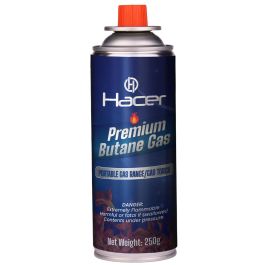 Hacer Butane Gas Canister - 250G, Portable For Camping, Pack Of 1